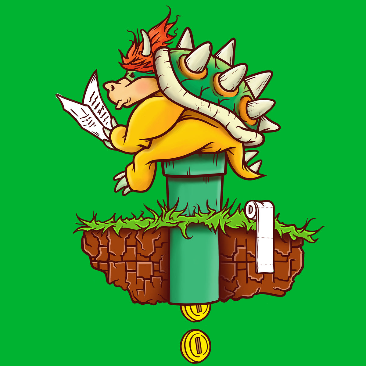 King Poopa Coins Tee – Monthly Tee Club