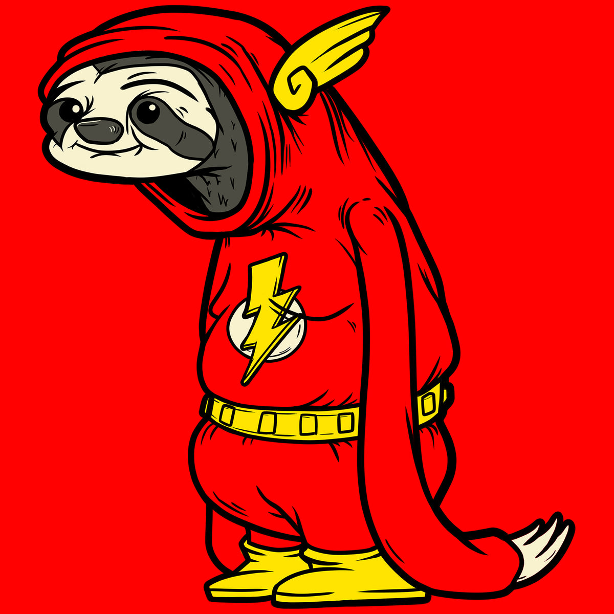 Flash Sloth Kids Tee – Monthly Tee Club